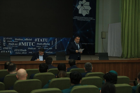 Extended Faculty and Department Meetings Held at TUIT - Tashkent ...